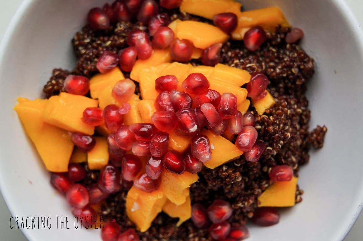 Mango and Pomegranate Breakfast Quinoa Recipe | by Ewelina Bubanja ...