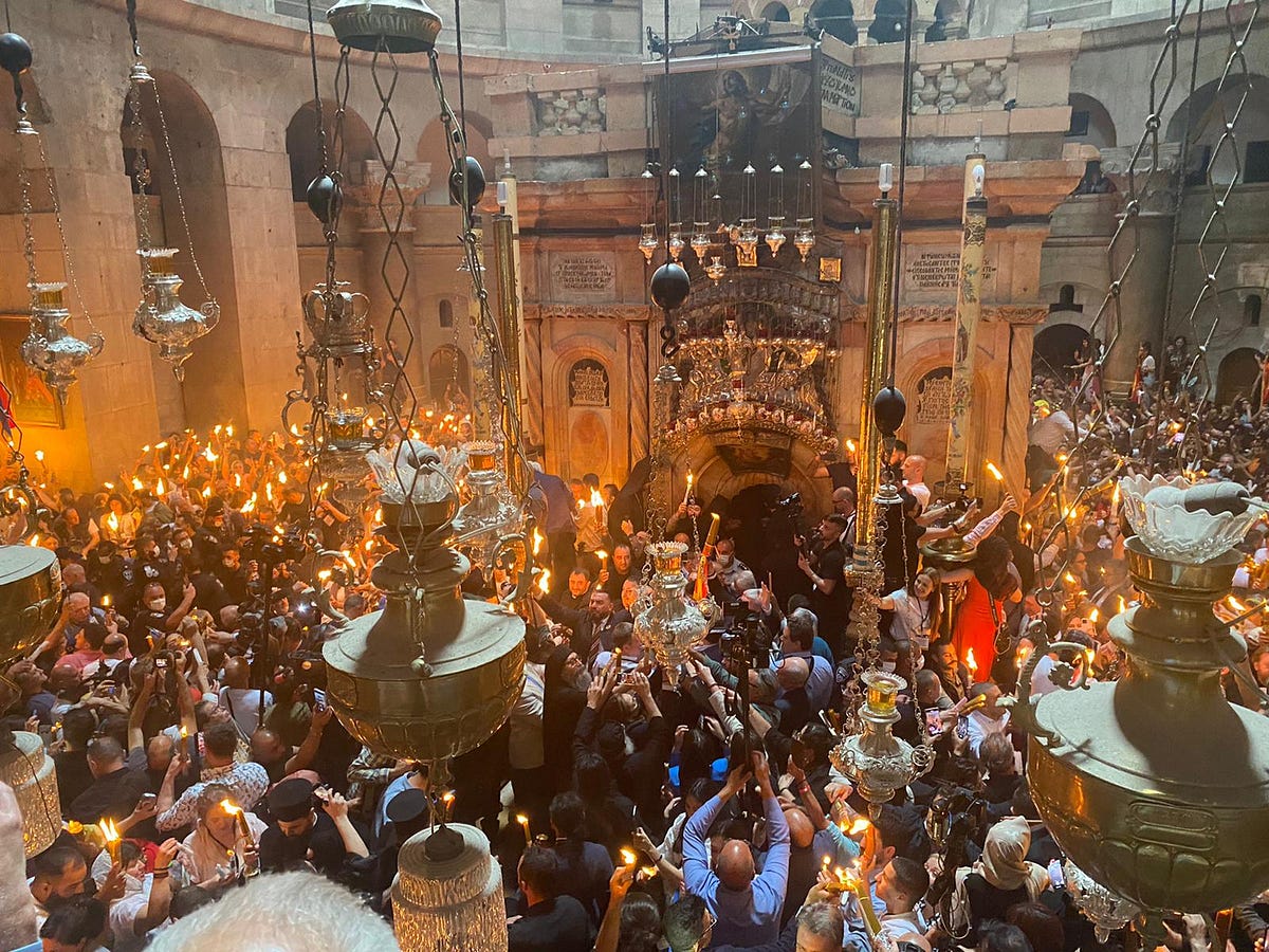 Holy Fire — The Miracle That Occurs Every Year at the Church of the ...