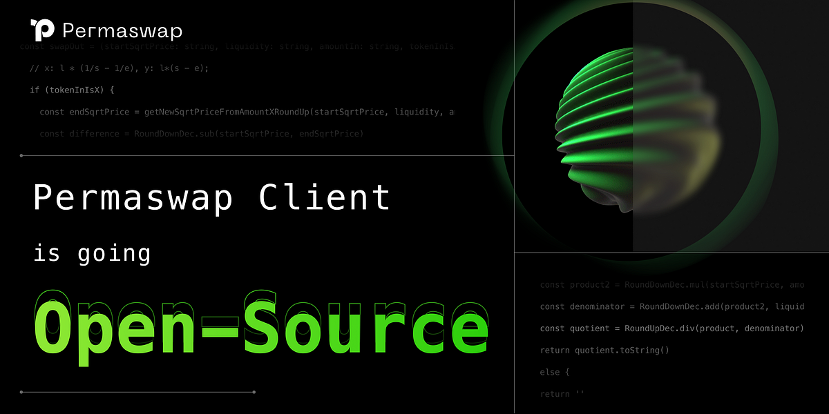 Permaswap Client is going open-source | by 🐘Permaswap | Permaswap | Medium