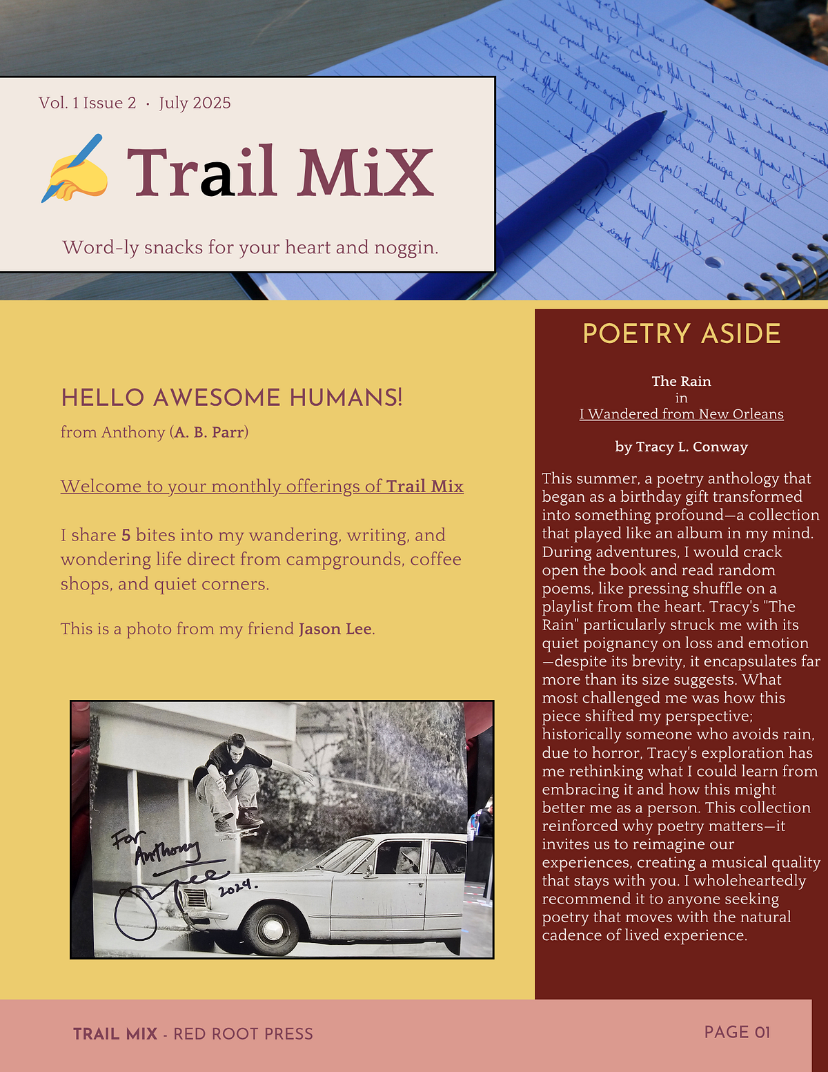 July Newsletter - A. B. Parr - Medium