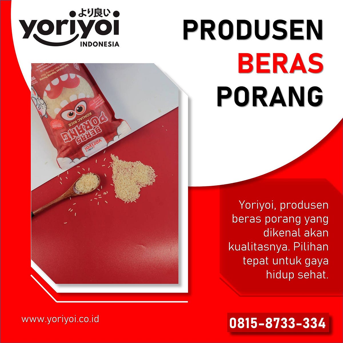 Temukan Distributor Terbaik Beras Konjac Yoriyoi di Lamongan, Hub 0815–8733–334 | by Supplier ...