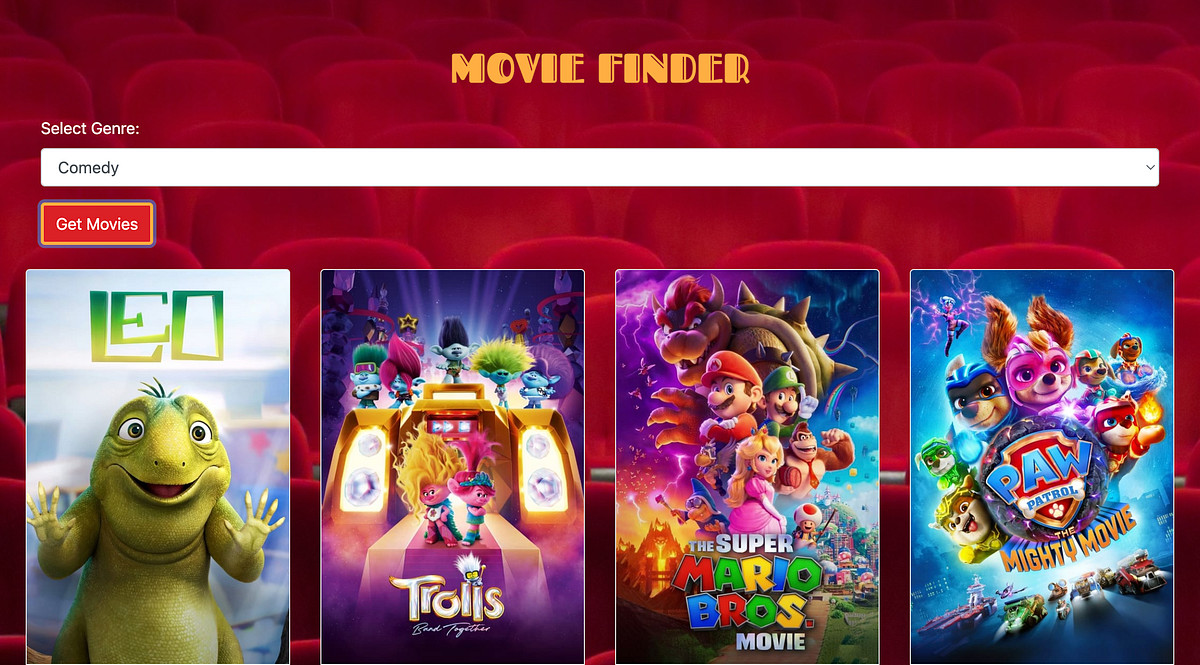 Movie Finder app. Overwhelmed by all the movie choices… | by Samira ...