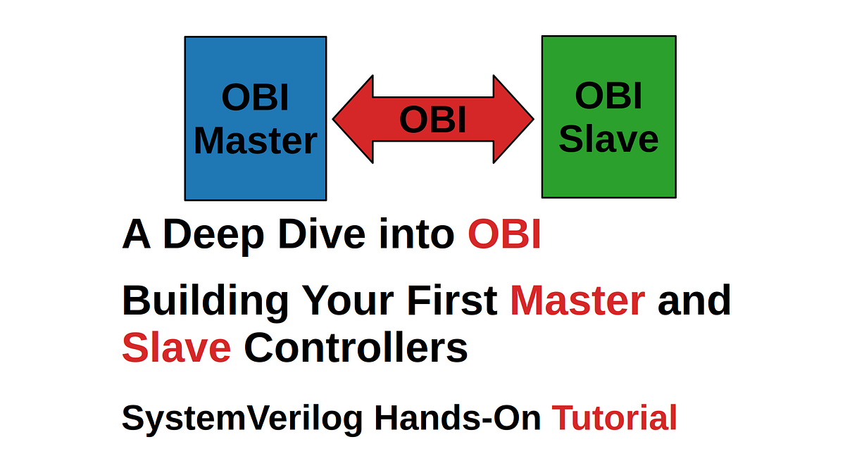 Open Bus Interface (OBI) protocol | by AICLAB | Medium