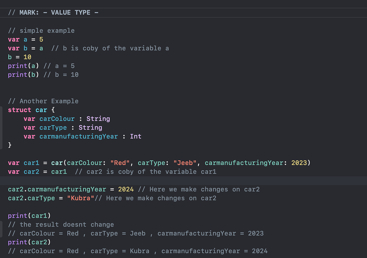 Value And Reference Types In Swift | by Ahmed Ramadan | Feb, 2024 | Medium