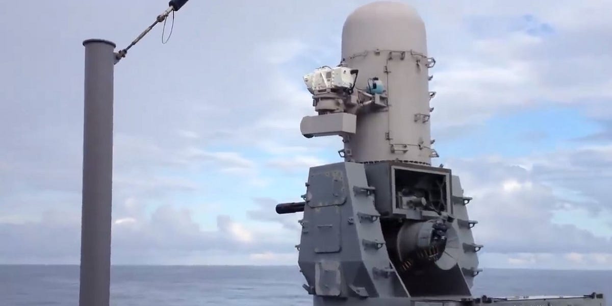 An American Warship In The Red Sea Engaged Its Last Layer of Defense ...