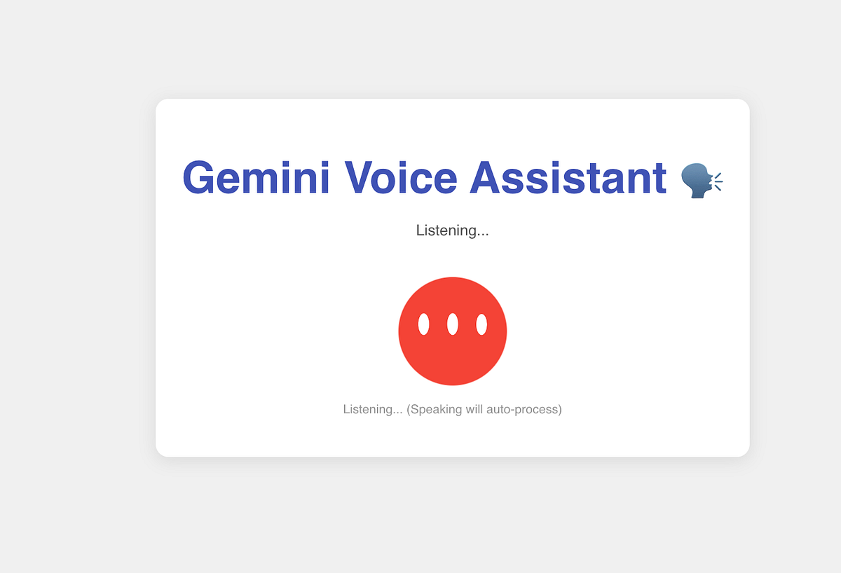 🧠 Create an AI Voice Assistant using Python and Gemini AI | by Hrusikesh Swain | Stackademic