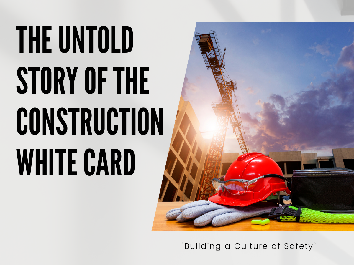 The Untold Story of The Construction White Card | by ...