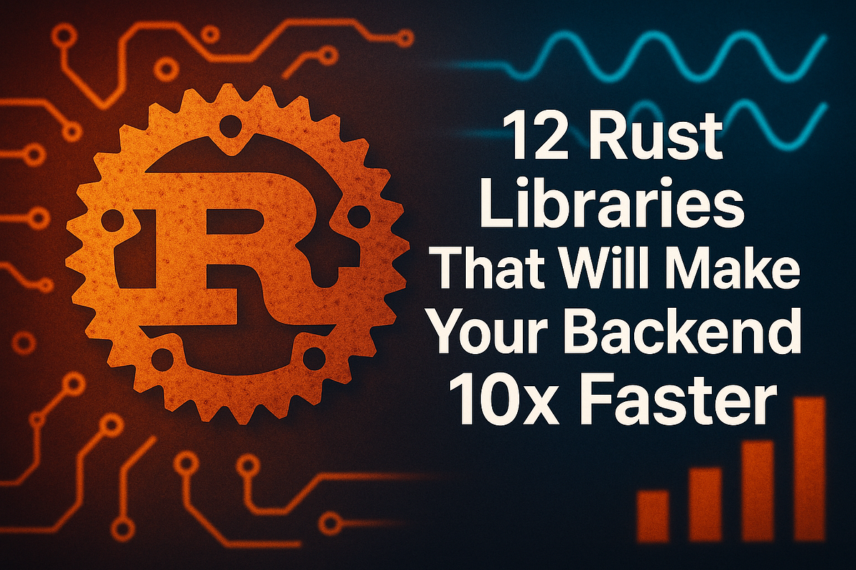 12 Rust Libraries That Will Make Your Backend 10x Faster | by Kavya's Programming Path | Sep ...