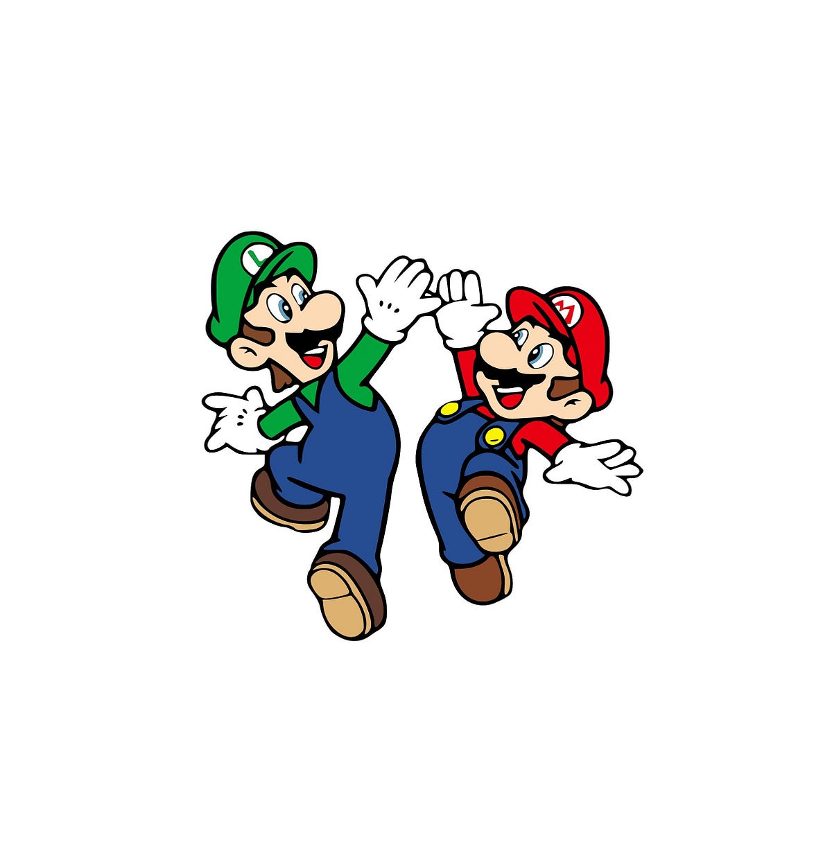 Mario and Luigi Svg, Digital Download Cut file | by William Hendon ...