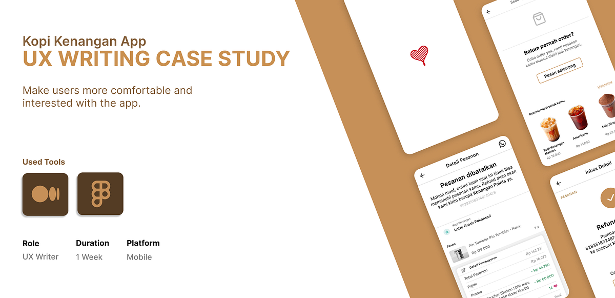 Kopi Kenangan App — UX Writing Case Study | by Raddina Nur Fattima | Medium