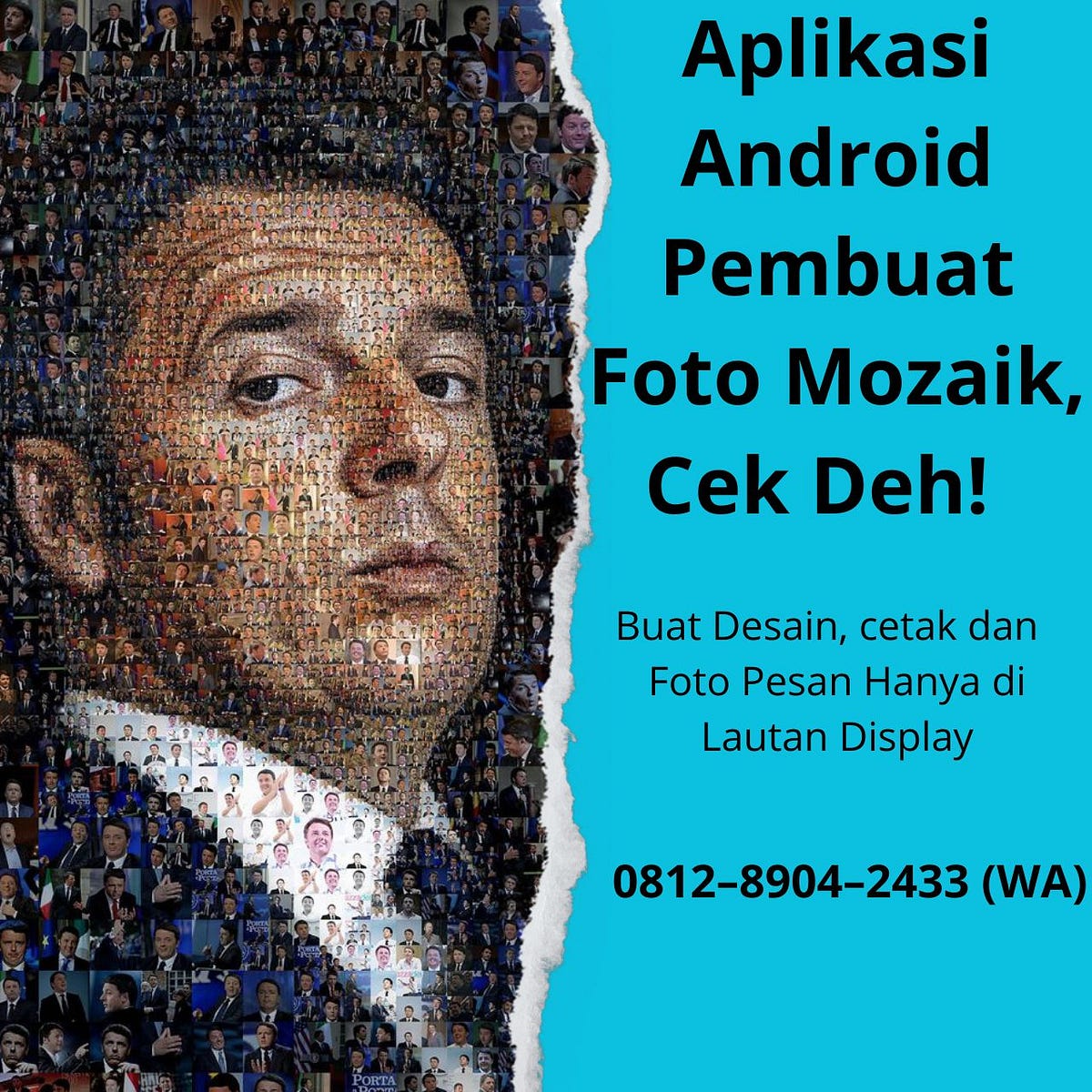 Inilah Aplikasi Android Untuk Membuat Foto Mozaik Yang Cukup Mudah dan ...