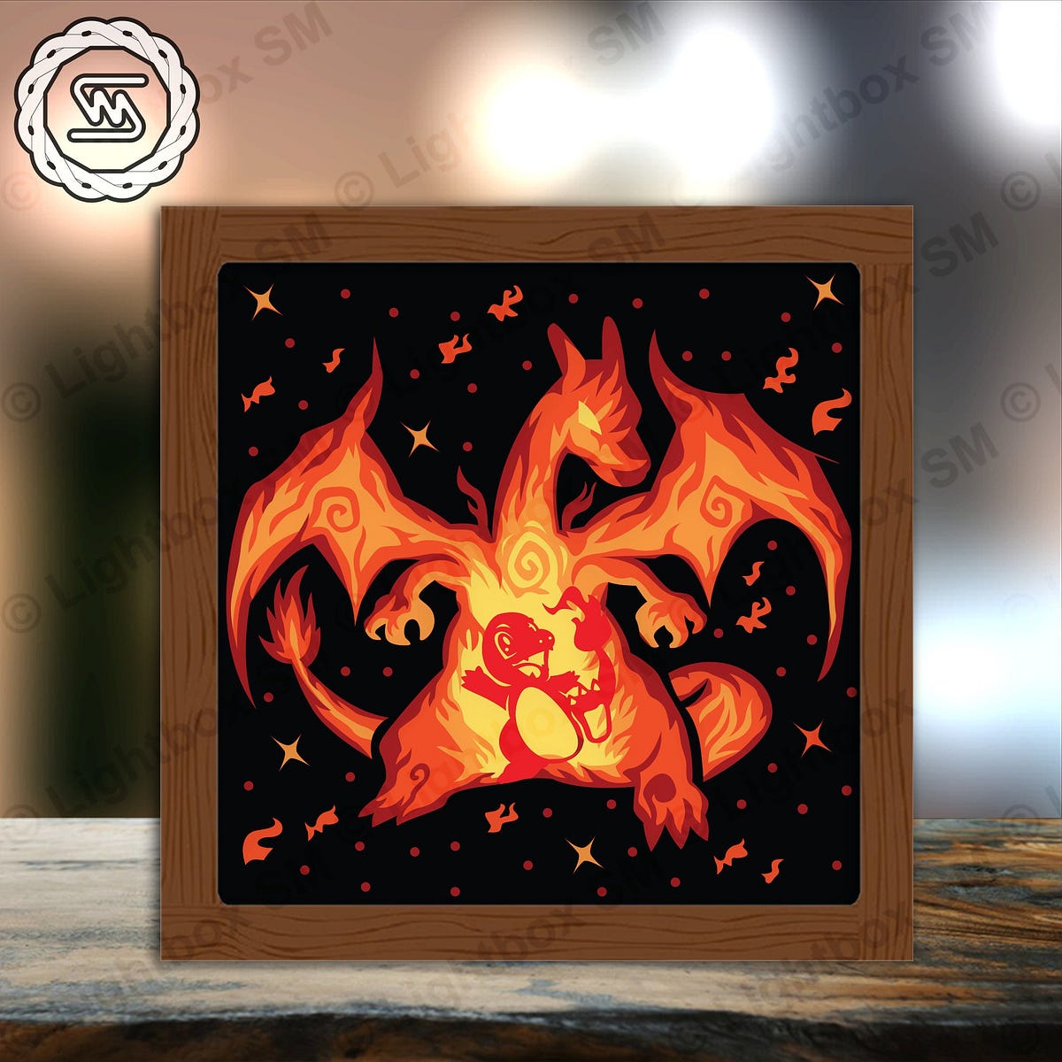 Pokemon 13 — Paper Cut Light Box Template Files, Shadow Box, 3D ...