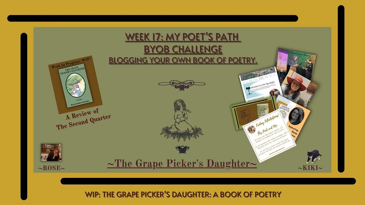 Weeks 17: My Poet’s Path BYOB Challenge | by Rose CG | The Daily Cuppa ...
