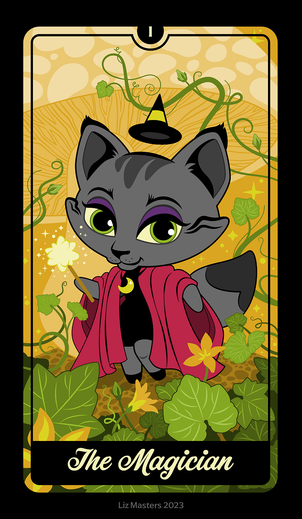 The Magician | Clover Black - Liz Masters - Medium