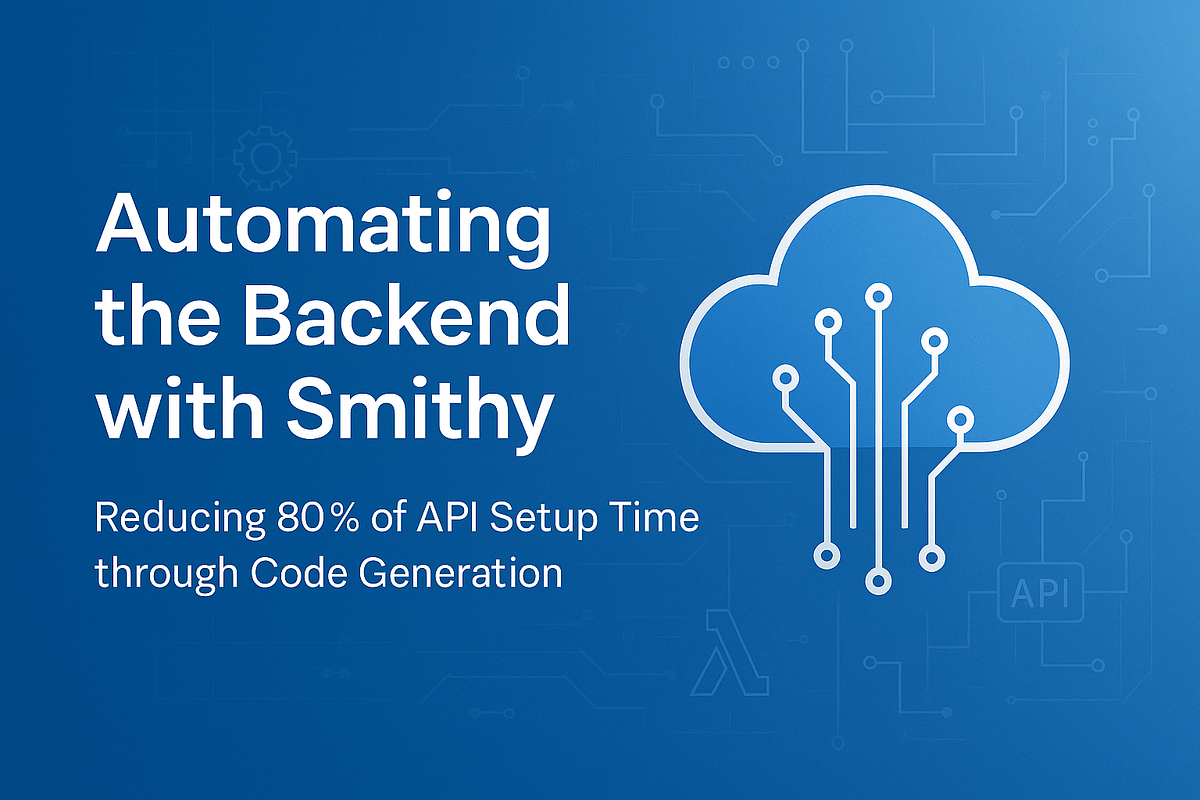 Automating the Backend: How Smithy Code Generation Reduced 80% of Our API Setup Time | by ...