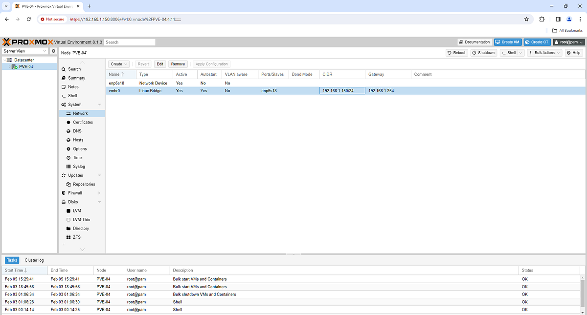 Proxmox VE Post-Installation and Configuration | Medium