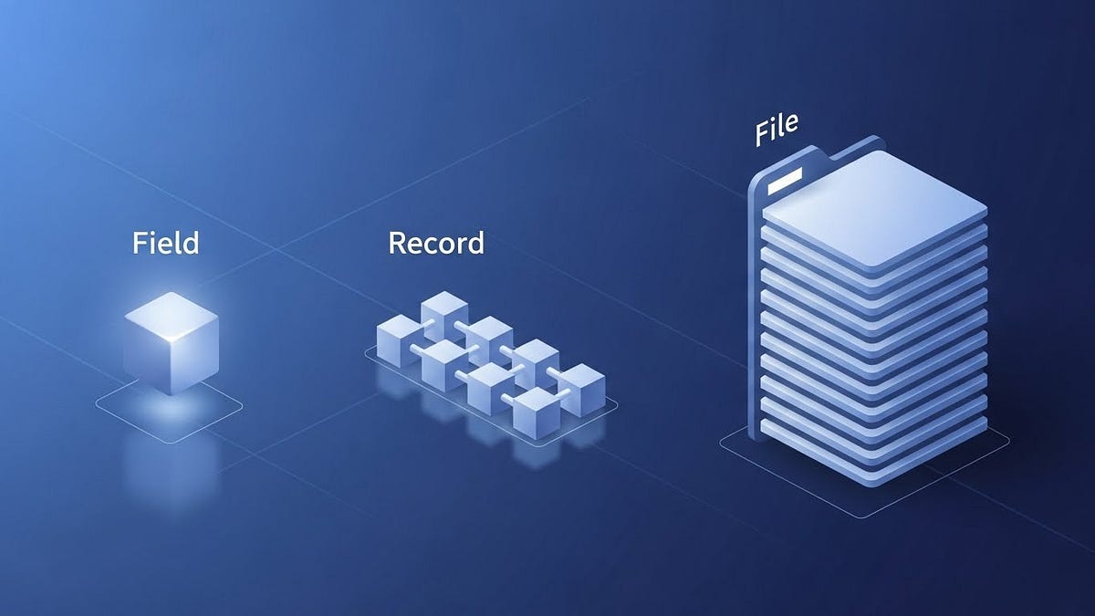 Define Field, Record and File in Data Structure | by CS Unfolds | Medium