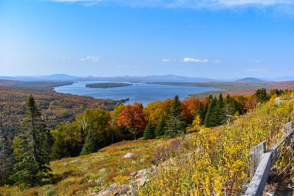 Tracking Fall Foliage 2020. Height of Land, Maine from September 19 ...