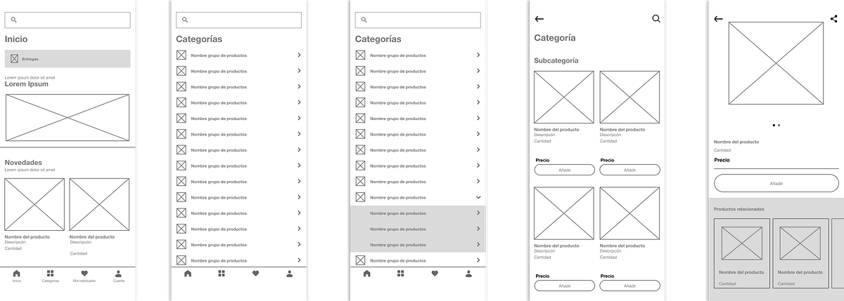 The Wireframing challenge. The challenge. | by Alejandra | Medium
