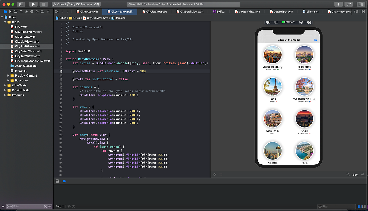 WWDC20: Advancements in SwiftUI. Among numerous advancements in iOS… | by Ryan Donovan | CapTech ...