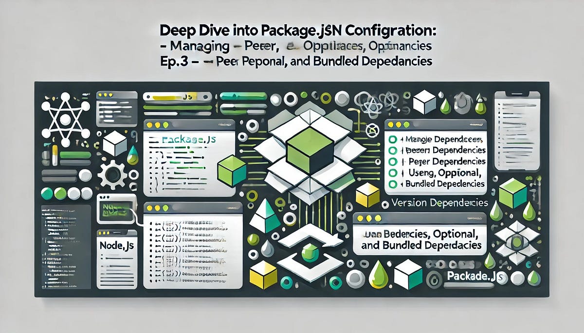 Deep Dive into package.json Configuration: EP.3 - Managing Dependencies and Using Peer, Optional ...