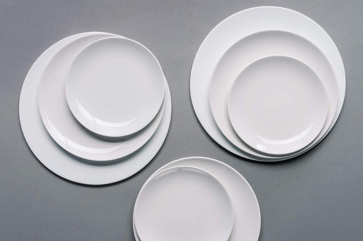 Simply White Crockery set - HNR Catering - Medium