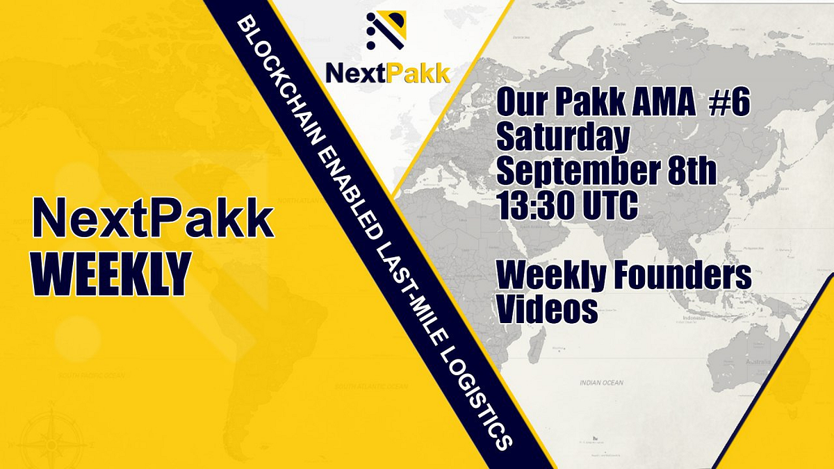 Our Pakk AMA #6 & A New Founder Focus | by Chris Tannahill | nextpakk ...