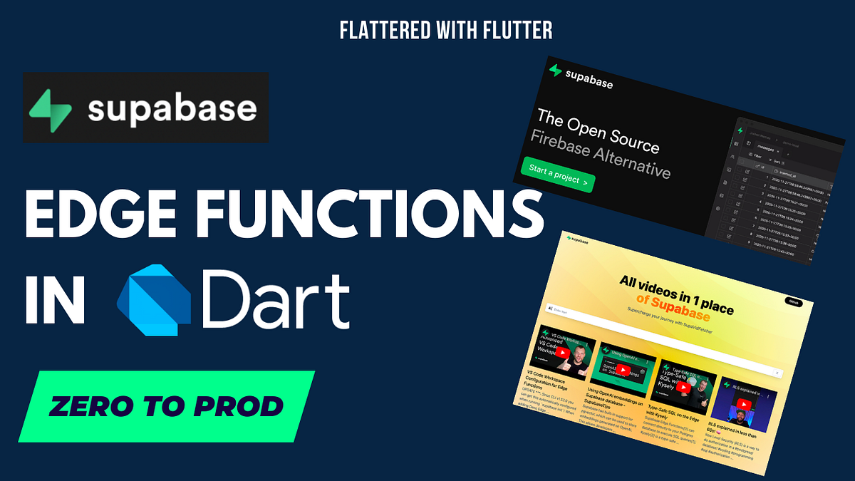 How to write Supabase Edge Functions in Dart | Flutter Community
