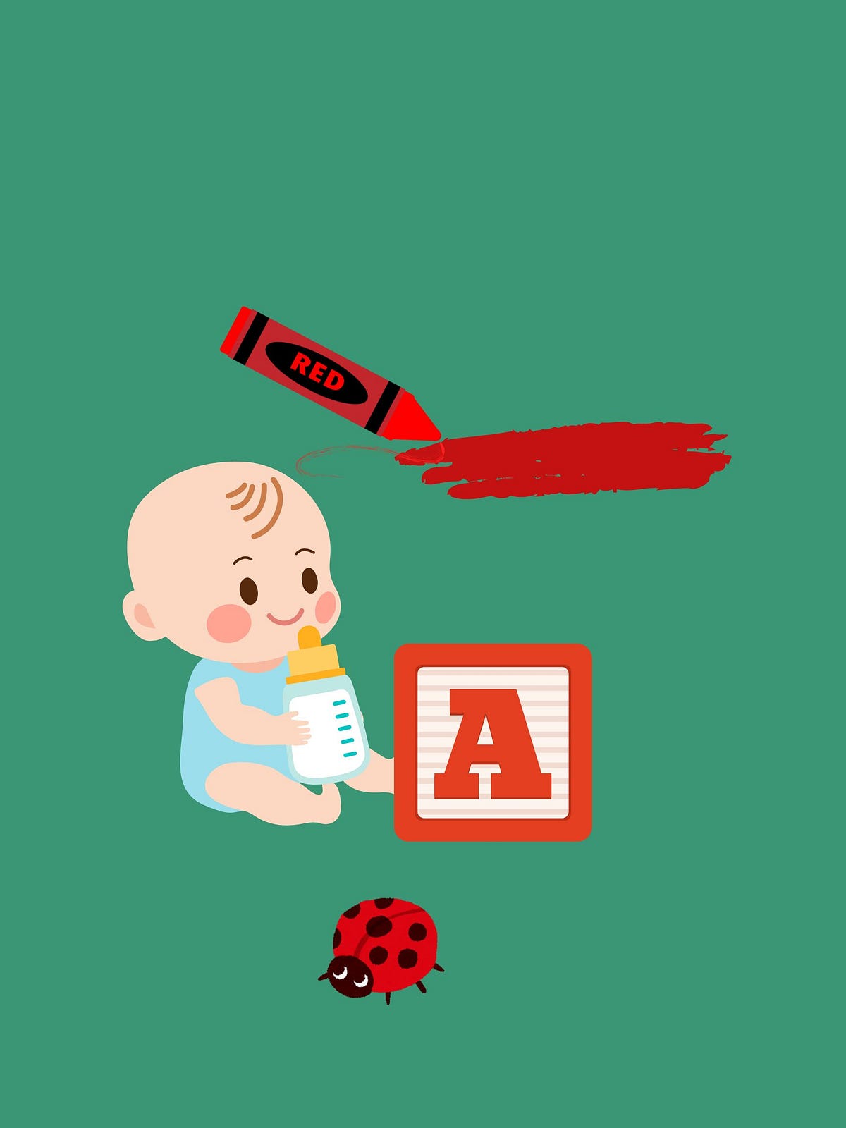 Did You Know … Red is the First Color a Baby Sees? | by Jasmine Aguilar ...