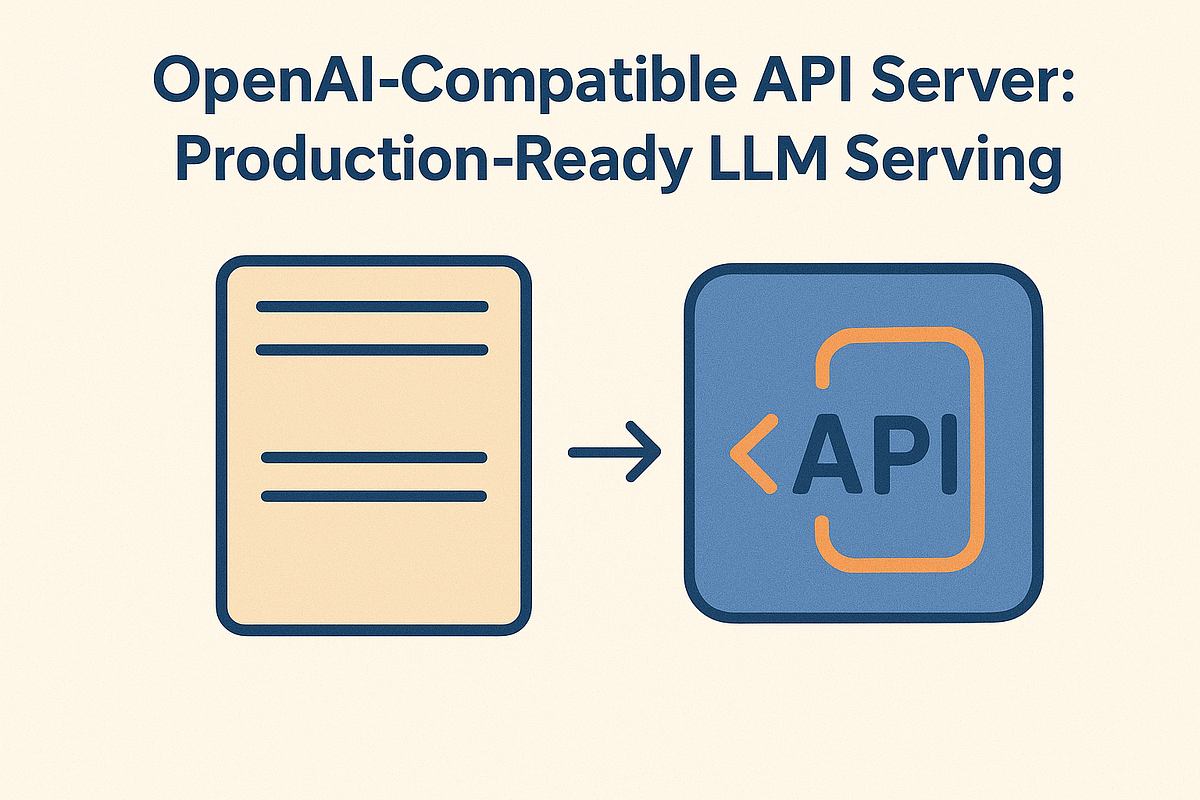 OpenAI-Compatible API Server: Production-Ready LLM Serving | by Al'amin ai | Medium
