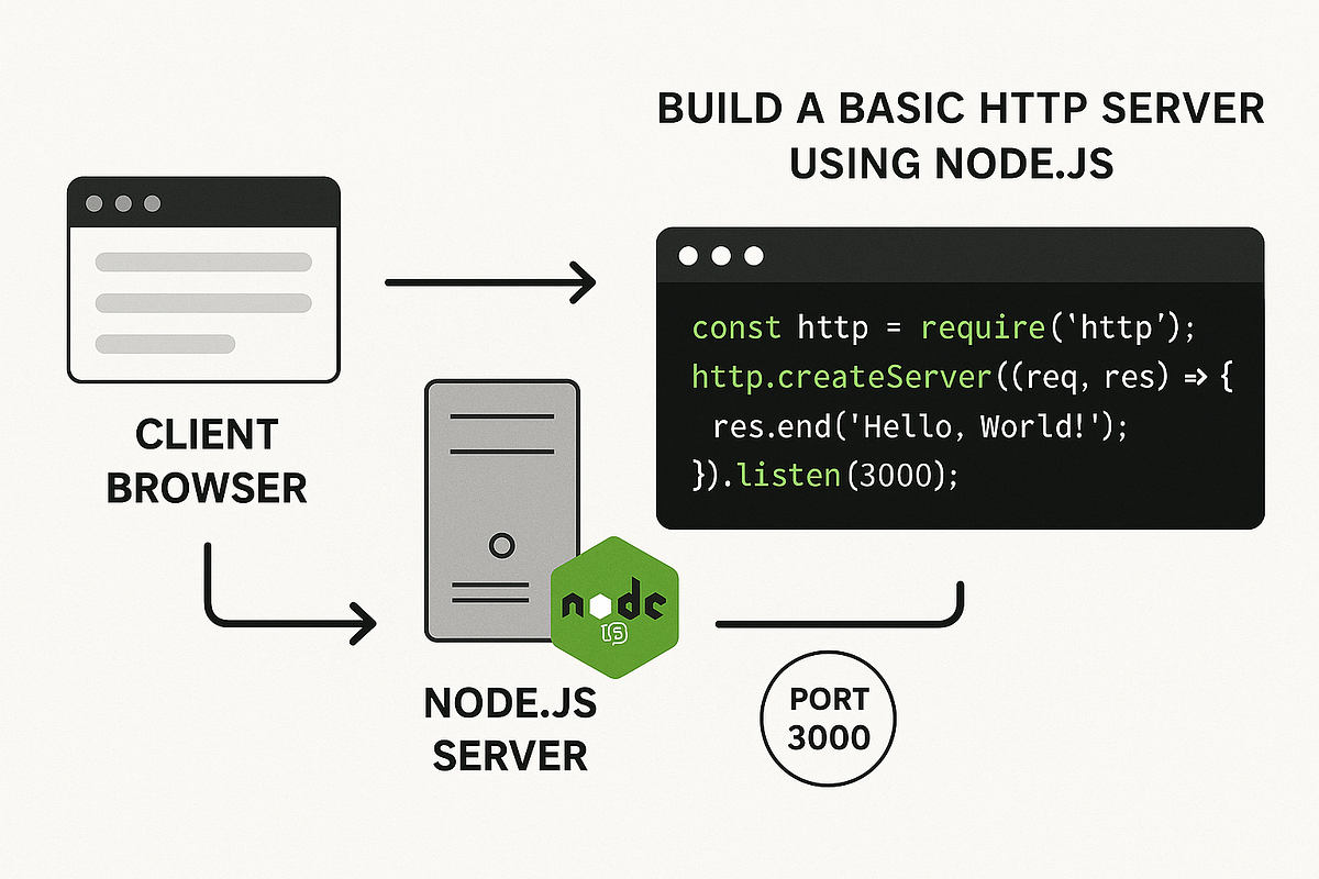 Build Your First HTTP Server with Node.js (No Frameworks Needed) | by Nikulsinh Rajput | Jul ...