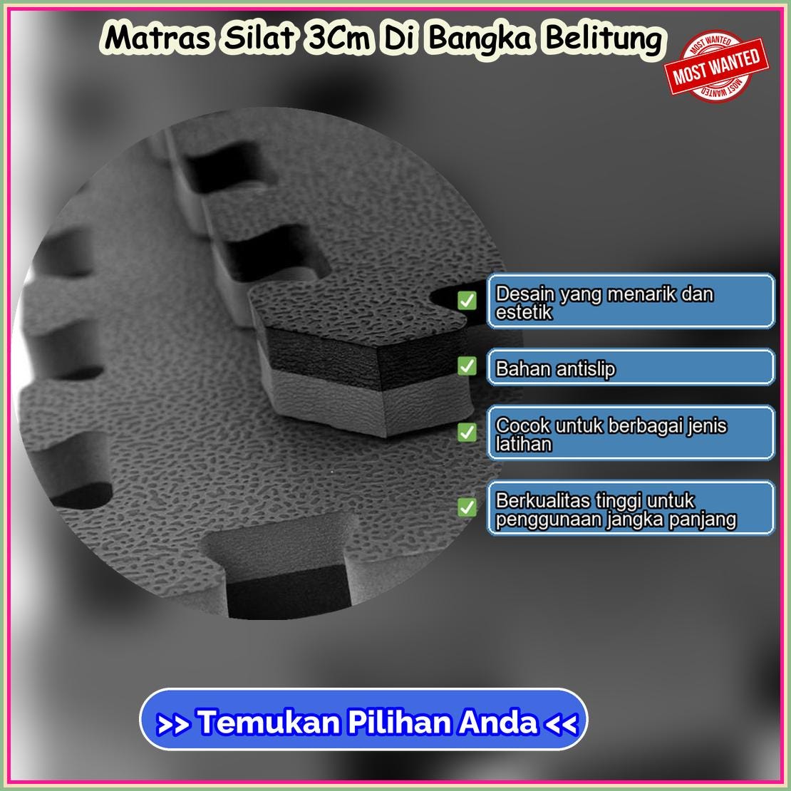 Matras Silat 3Cm Di Bangka Belitung - Matras Judo - Medium