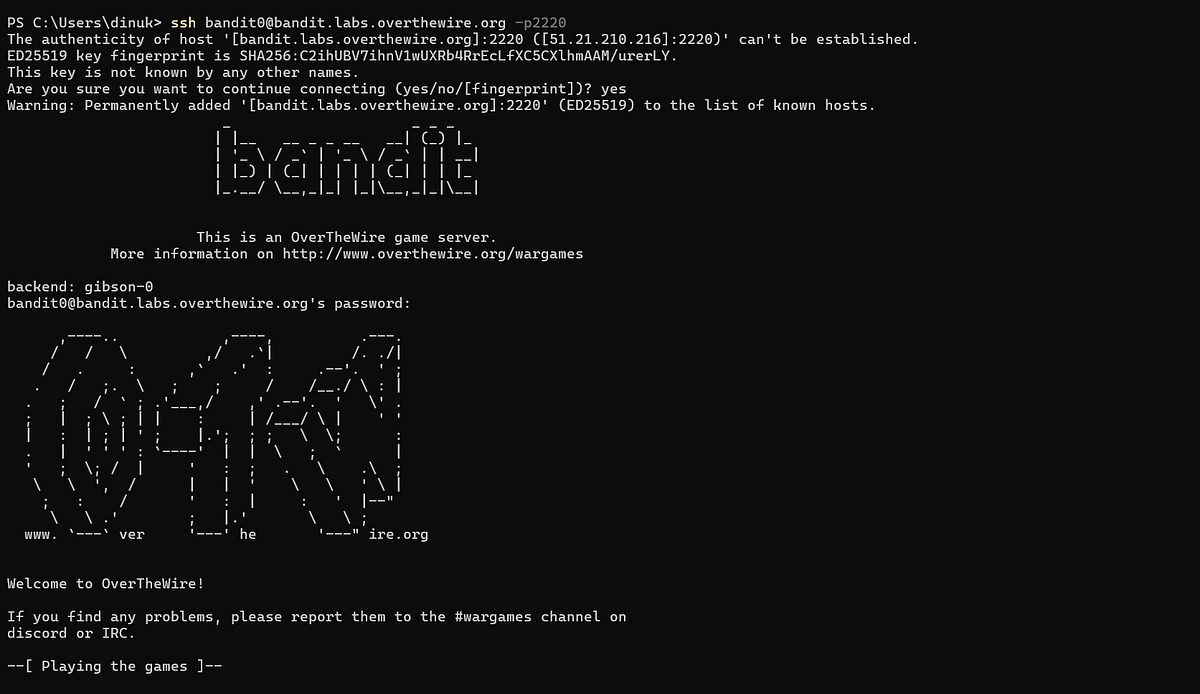 Bandit. All the rules and regulation given the… | by Dinuka Nawanjana ...