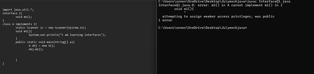 🌟 Learning Interfaces in Core Java - Mounika Mantha - Medium