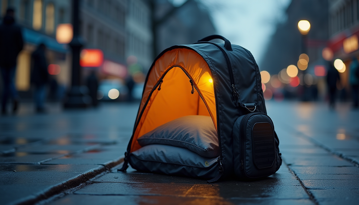 Solar-Powered Backpack Shelter for the Homeless: What It Is, Why It ...