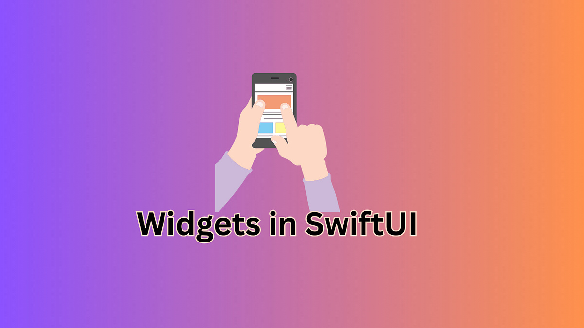 Widgets in SwiftUI. A widget is a snapshot of an app’s… | by Tanya Bond | Jun, 2024 | Medium