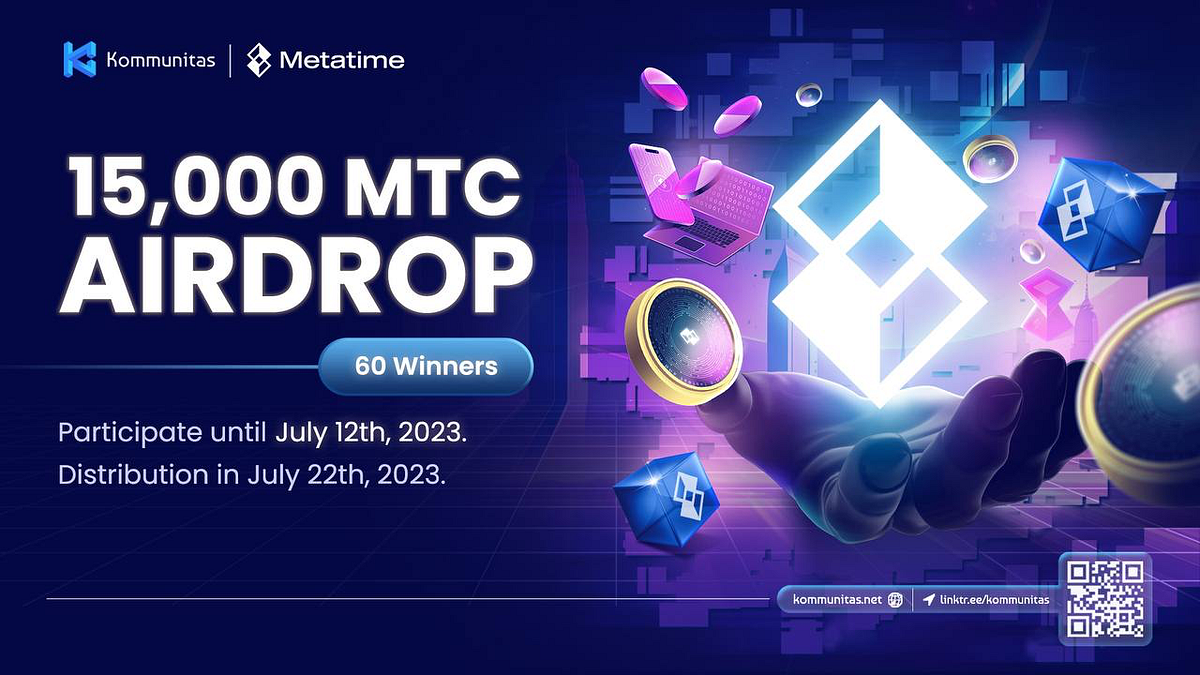 Metatime Airdrop Giveaway. Hi, $KOMmunity! | by Kommunitas Official ...