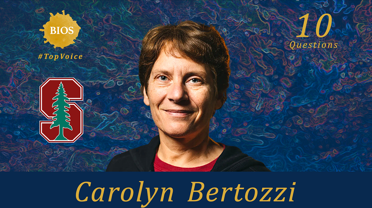 10 Questions w/ Carolyn Bertozzi — Nobel Laureate, Prof @ Stanford ...