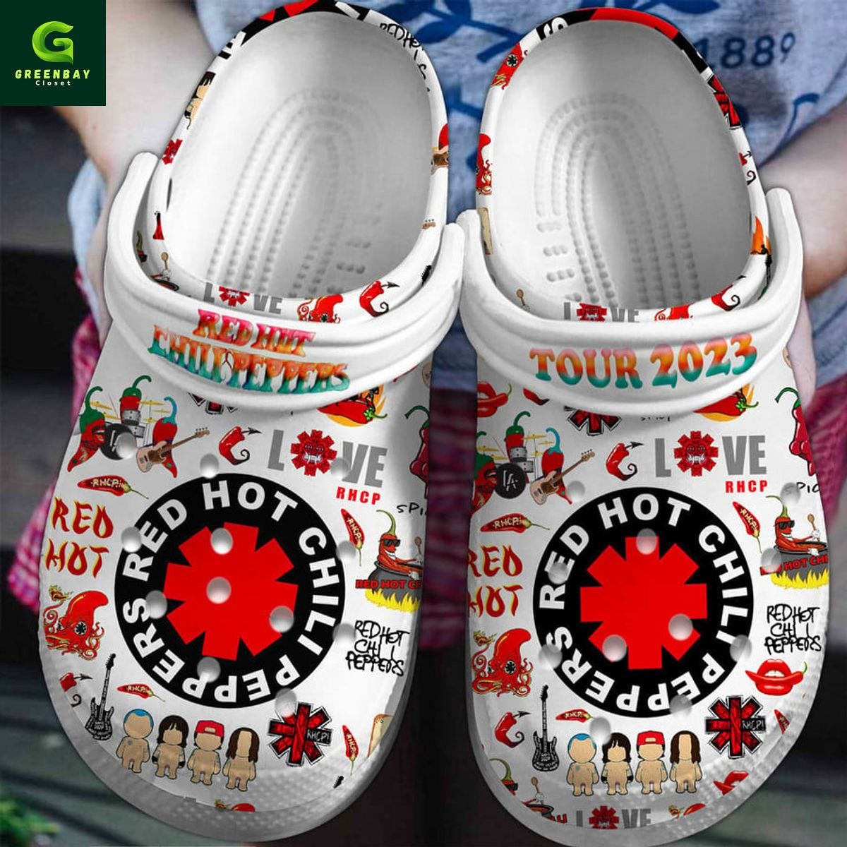 Red Hot Chili Peppers Tour 2023 Crocs Clogs: “Tour in Style with Red ...
