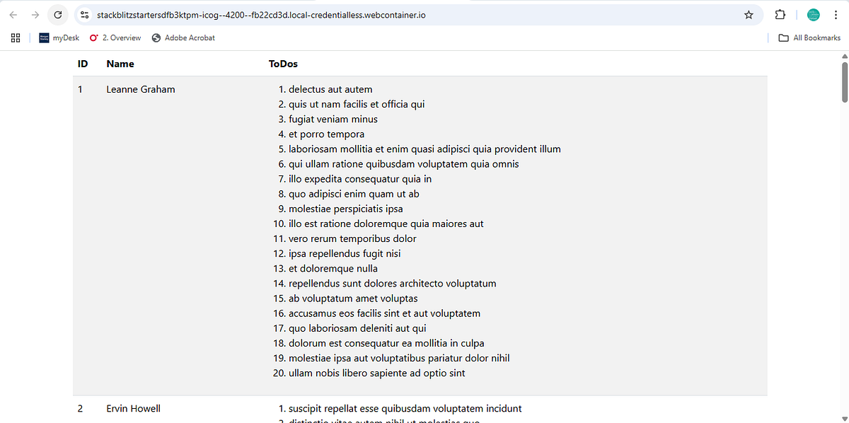 Angular for Beginners: Combining different sets of related data for display using RXJS | by ...