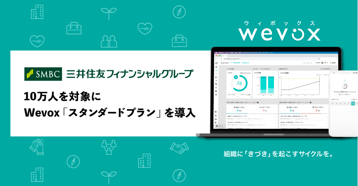 SMBC Group to introduce new Wevox plan for 100,000 employees | by ...