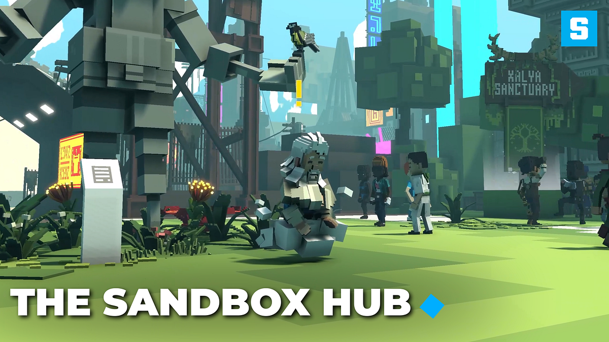 The Sandbox Alpha — Main Hub. The doors of the Metaverse are opening ...