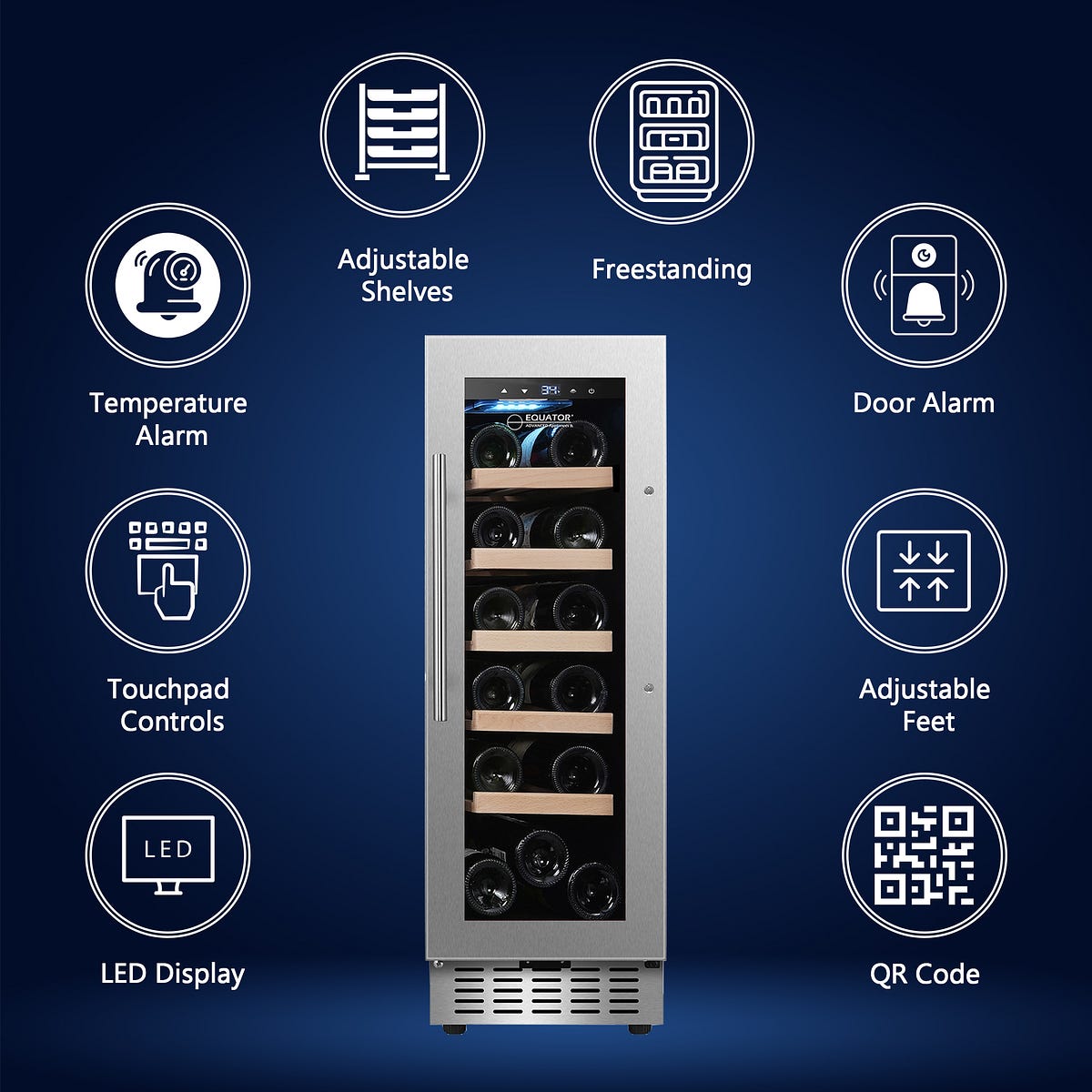 Transform Your Wine Storage with the Equator WR 18 18-Bottle Wine ...
