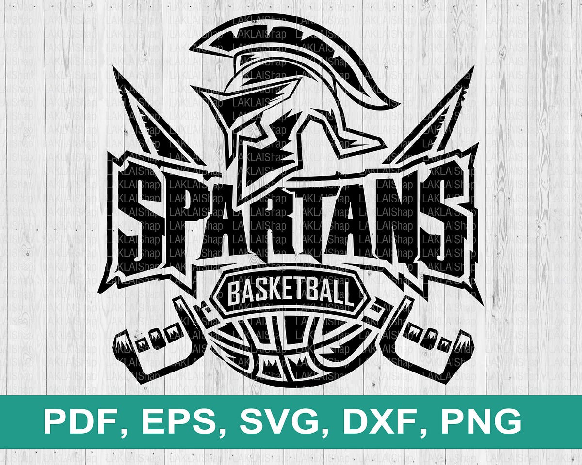 Spartans basketball svg, Spartans svg, Spartans team svg, Spartans ...