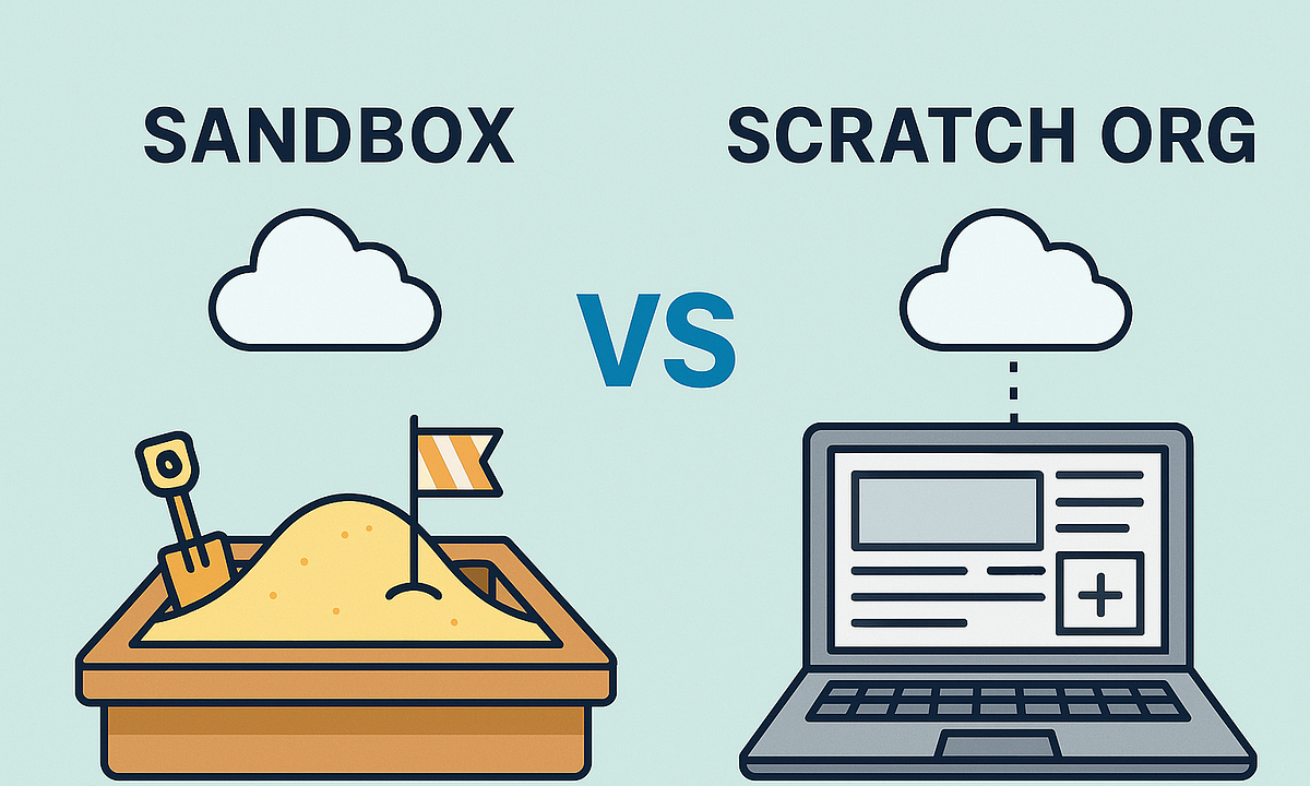 Sandbox vs Scratch Orgs — What, Why, and When? | by Pushkar Raj Sindal | Salesforce DevOps | Medium