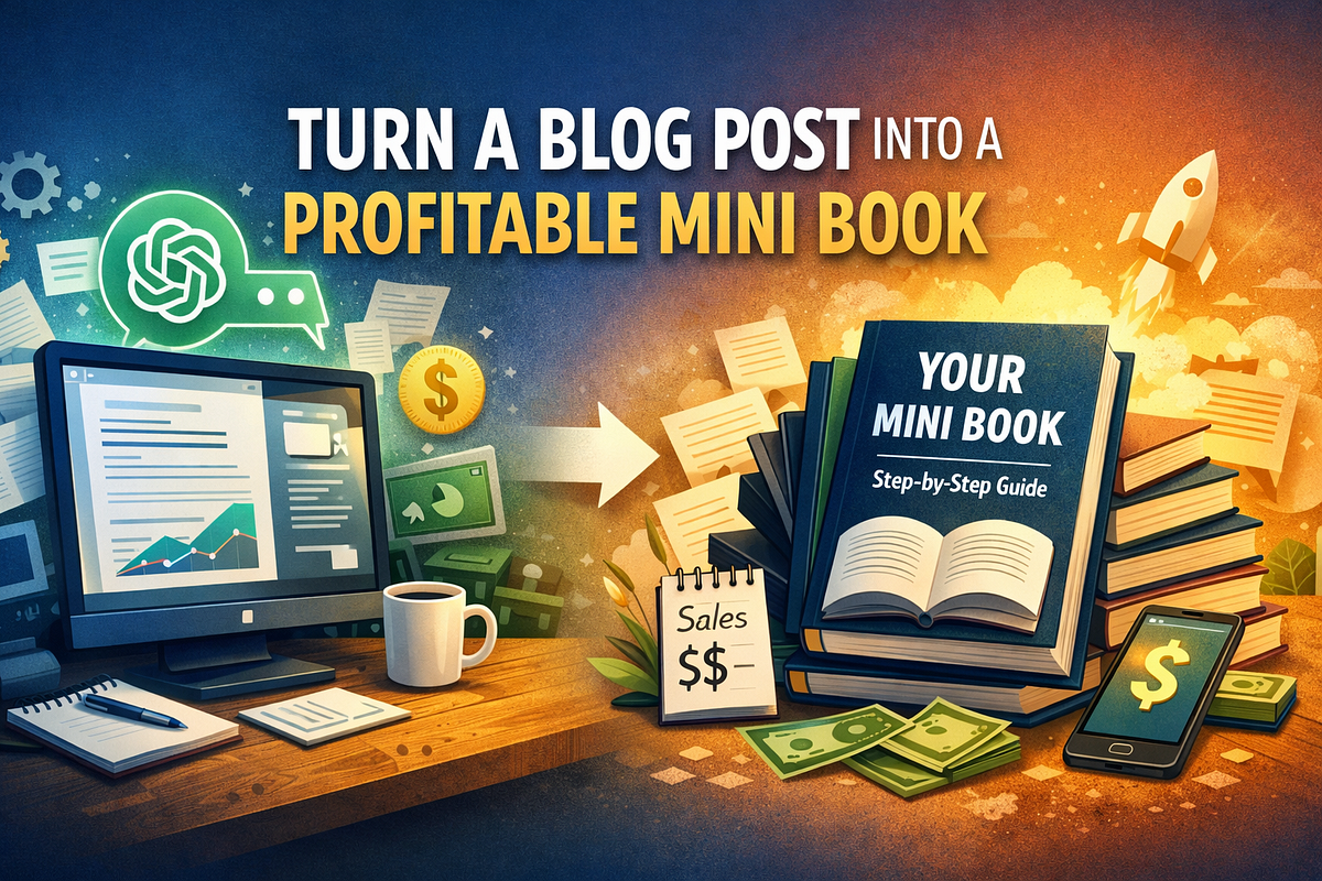 How to Turn One Blog Post Into a Profitable Mini Book | by J.R ...