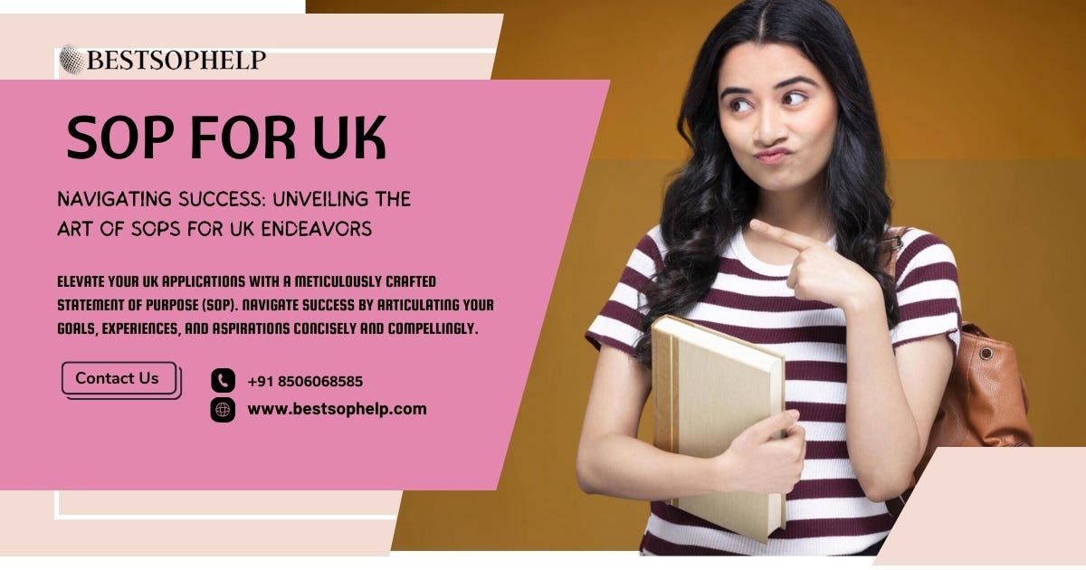 Navigating Success: Unveiling the Art of SOPs for UK Endeavors | by ...