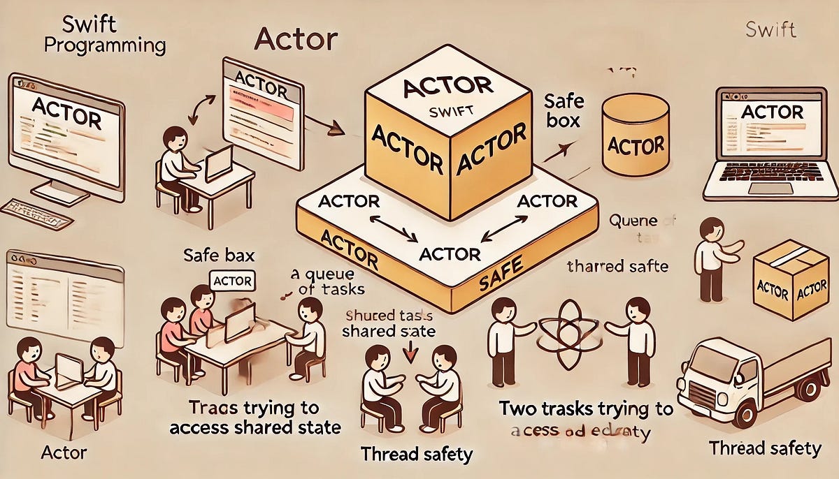 Understanding Actors in Swift: Concurrency Made Simple | by Mohamed Ahmed eltaher | Jan, 2025 ...