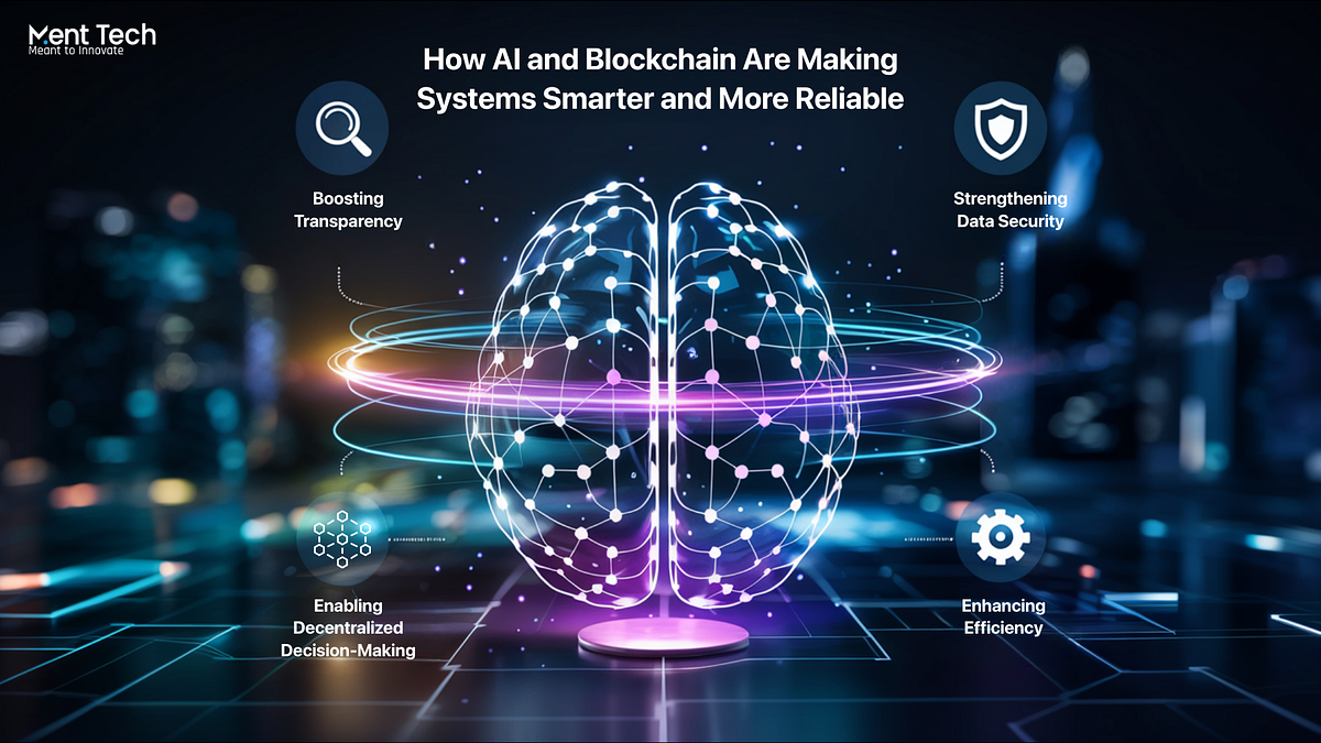 Two Tech Giants, One Solution: The Power of AI and Blockchain Working Together | by Ment Tech ...