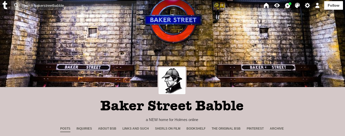 A new home for Baker Street Babble | by Cory Howell | Medium